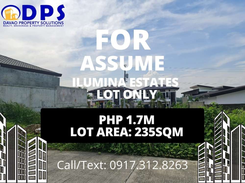 Residential Lot for Assume in Ilumina Estates 2 Communal Buhangin Davao ...